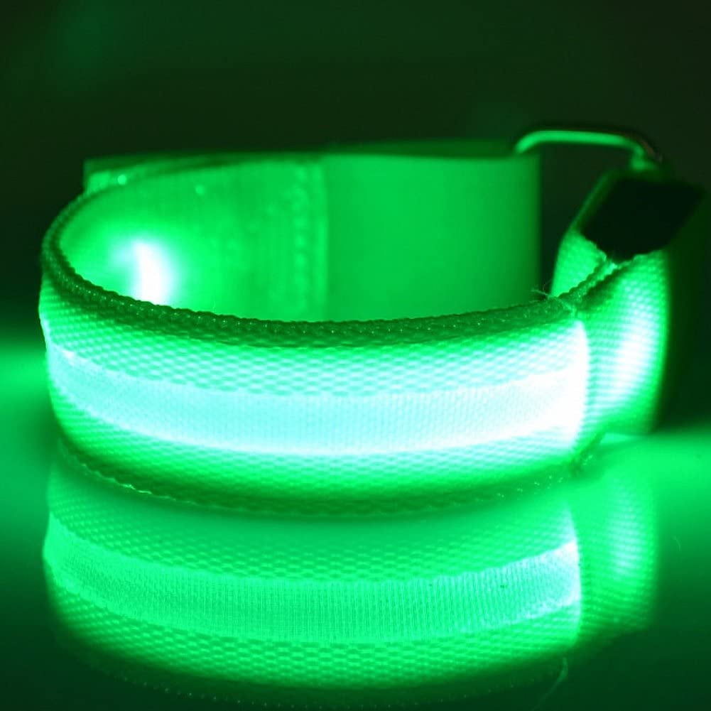 Light Up LED Armband for Running Walking at Night,Reflective Arm Bands ...