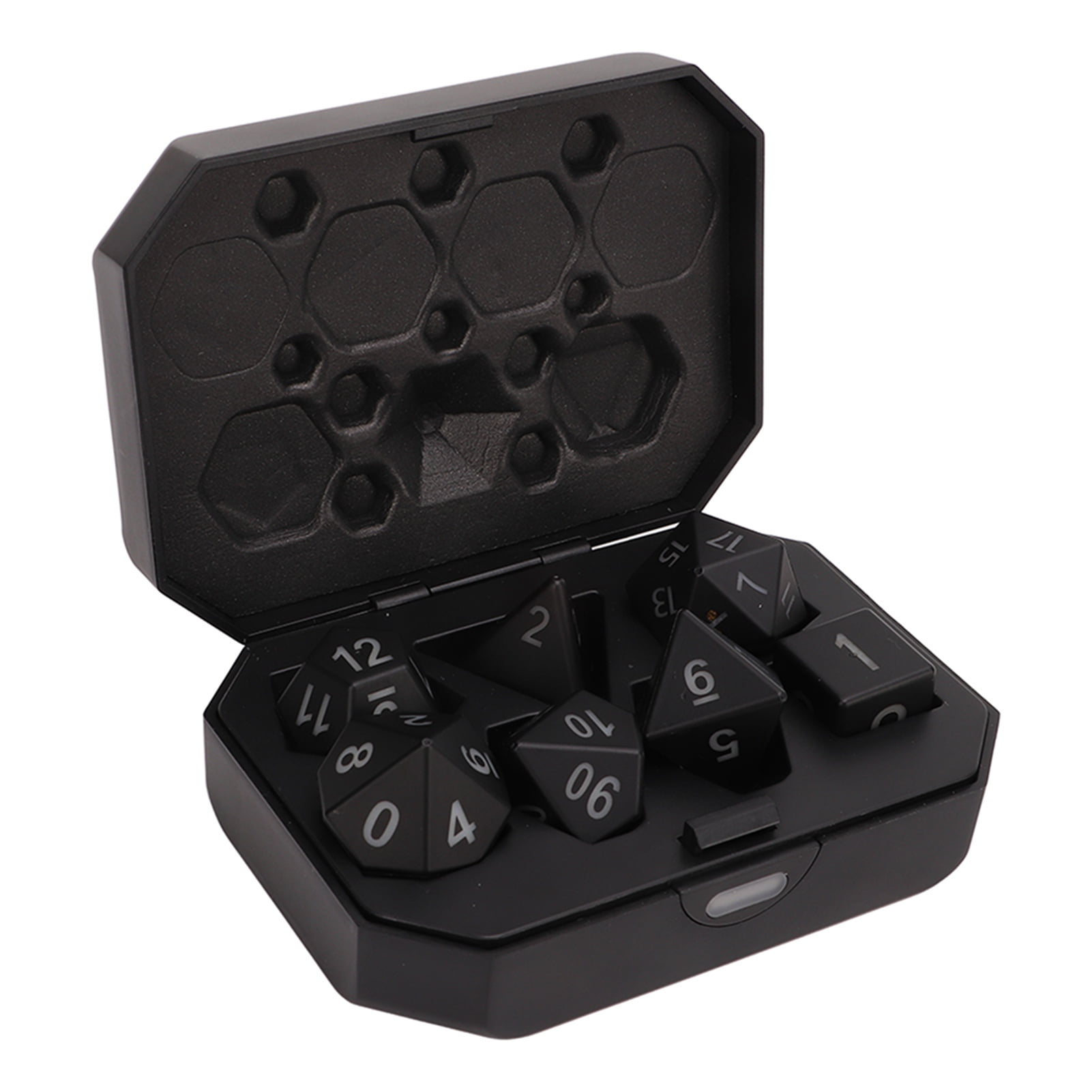 Light up LED Dice Set of 7 USB Rechargeable Light Up DND Dice with ...