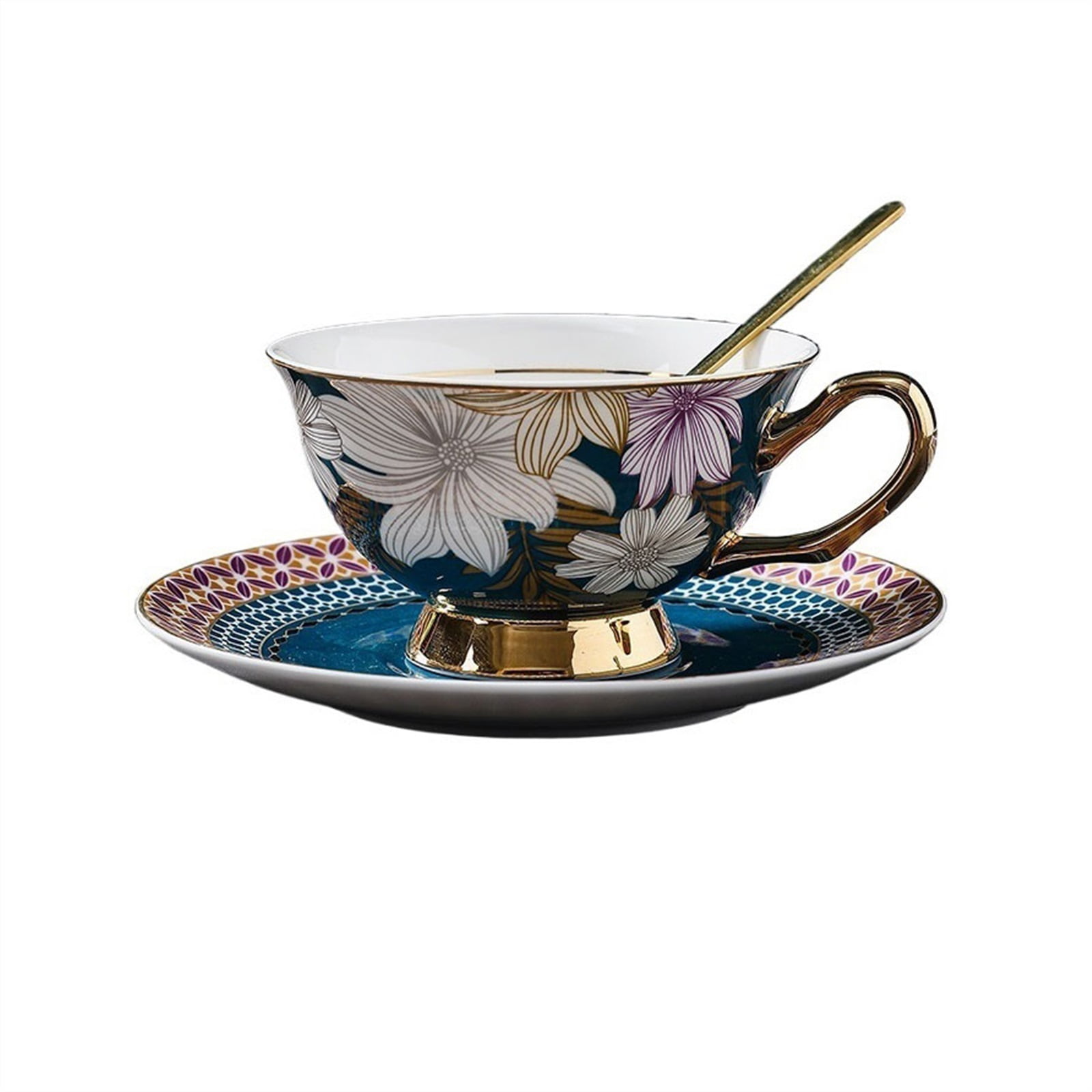 Light Luxury Coffee Cup Set High-grade Exquisite Bone China Household ...