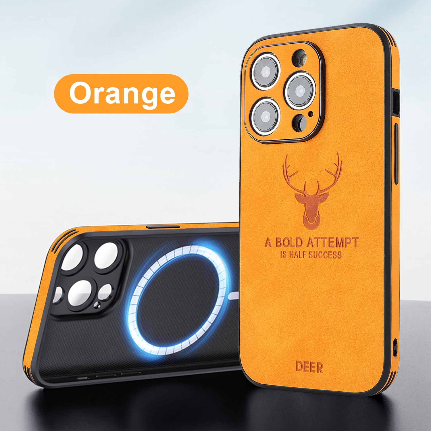 Light Luxury Deer Patterned Protective Case for iPhone 13, Anti-Shock ...