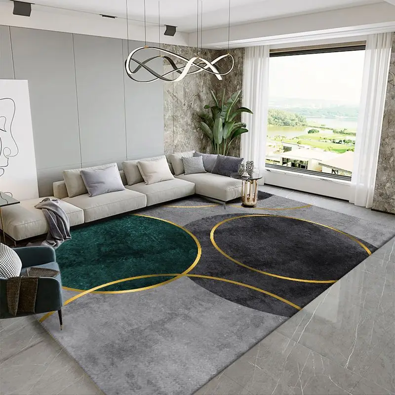 Light Luxury Geometric Carpet Home Lounge Large Area Rug Living Room ...