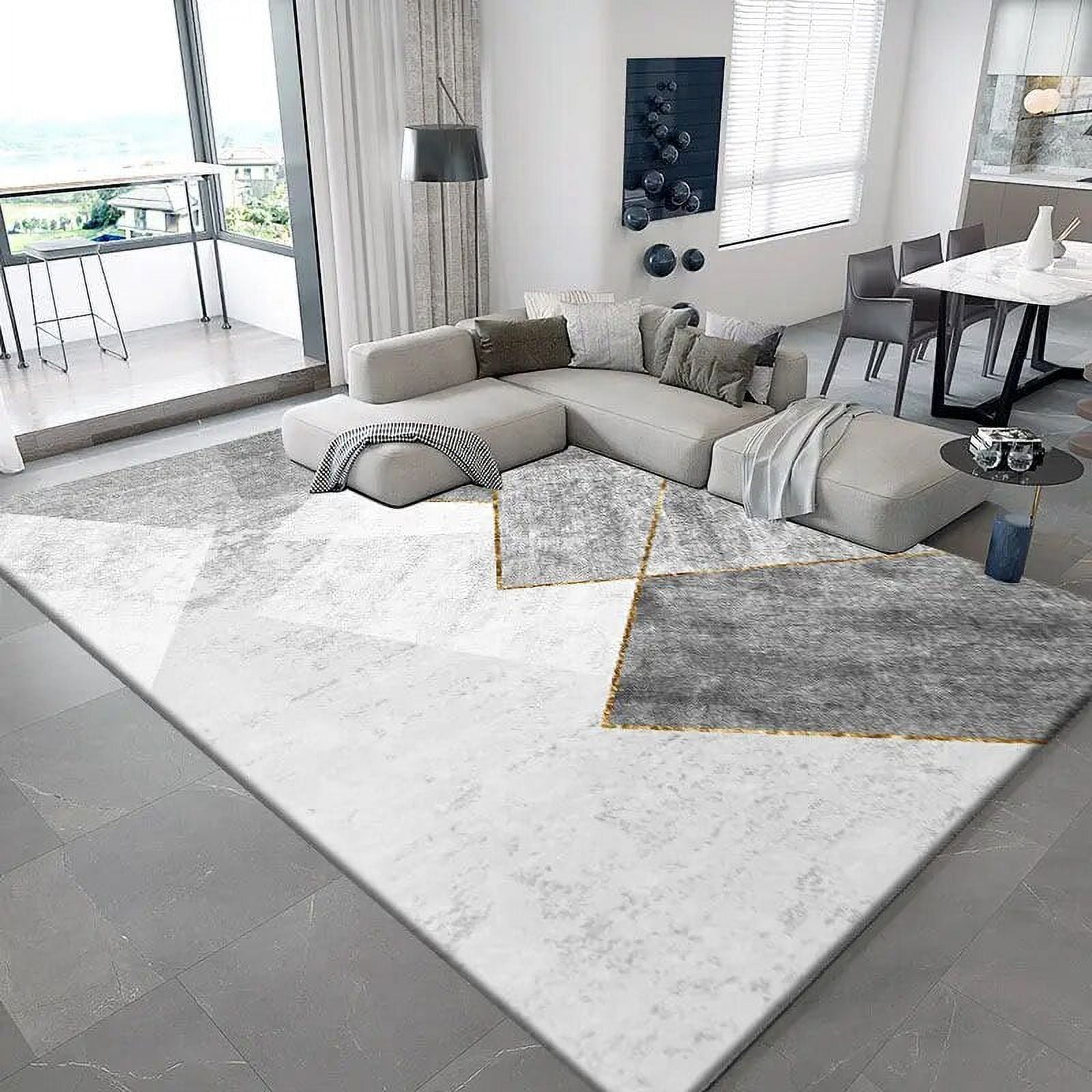Light Luxury Geometric Carpets for Living Room Decor Home Sofa Coffee ...