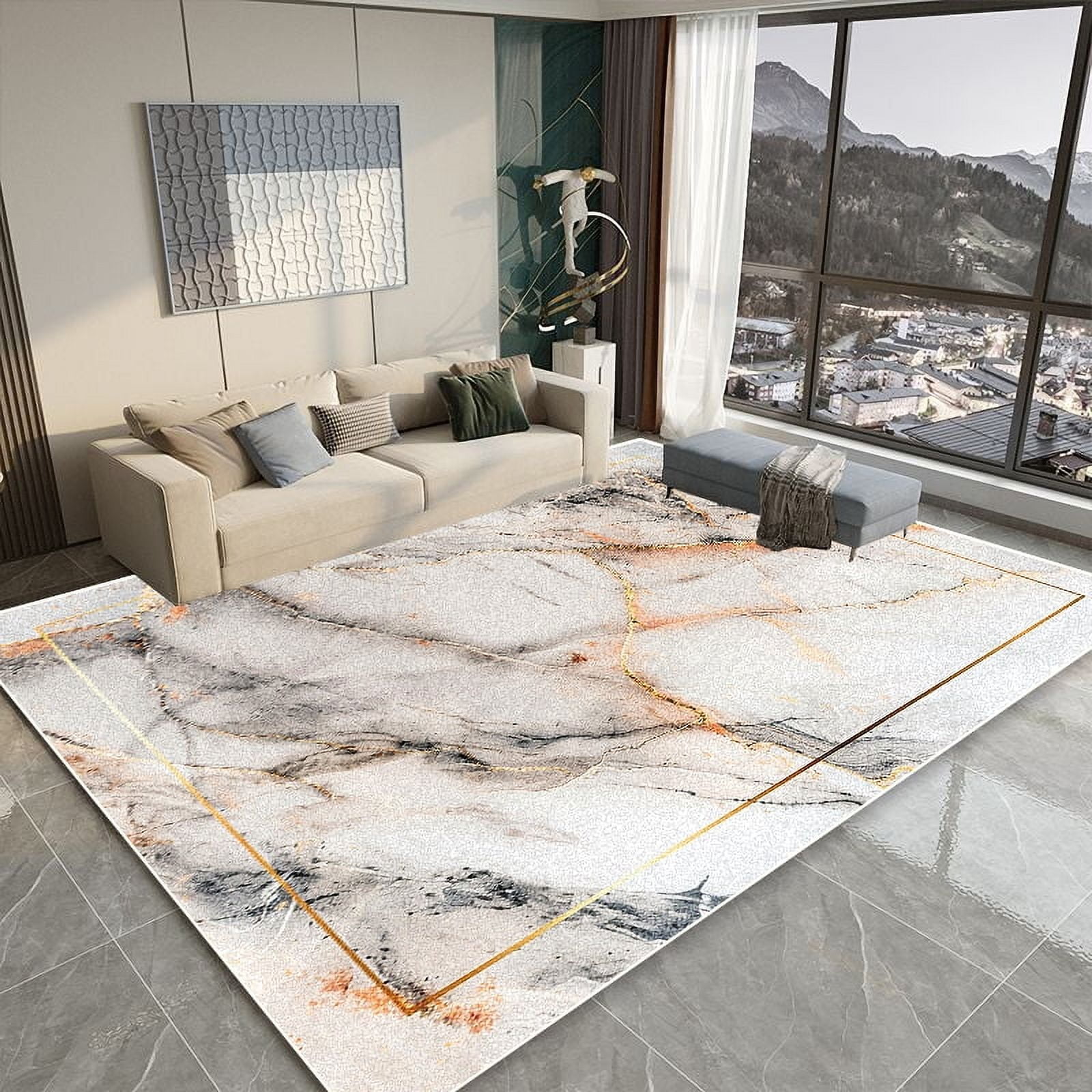 Light Luxury Home Large Carpet Living Room ration Abstract Rugs Hall ...