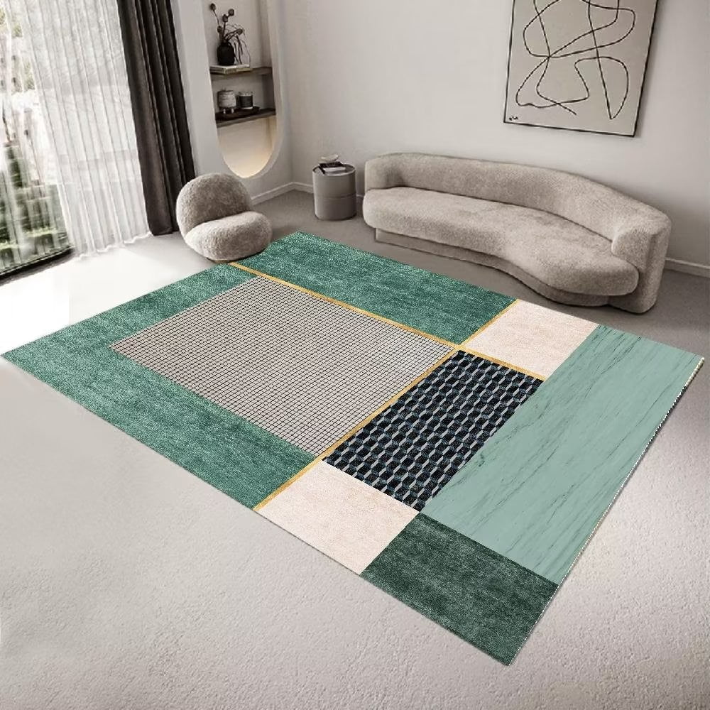 Light Luxury Living Room Carpet Modern Simple Bedroom Rug Sofa Side ...