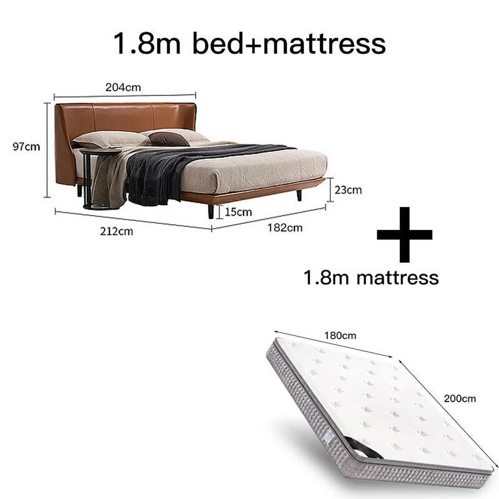 Light Luxury Minimalist Soft Bed Modern High End Small Apartment Master ...