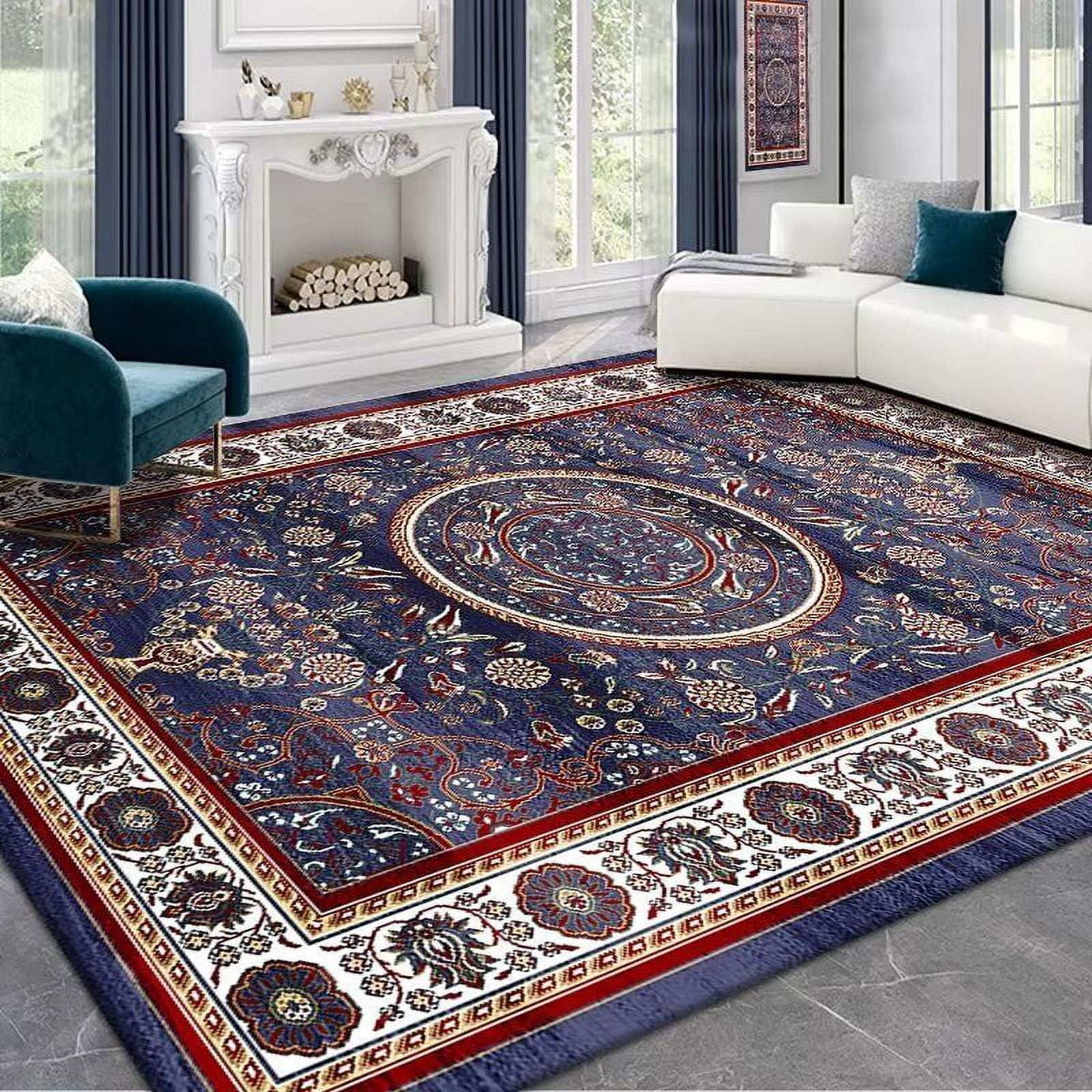 Light Luxury Retro Persian Carpet Large Size Living Room American Style ...