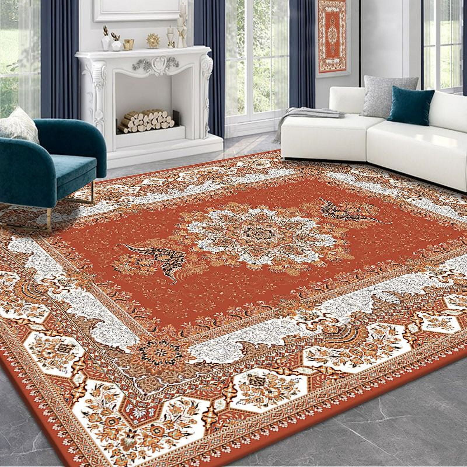 Light Luxury Retro Persian Carpet Large Size Living Room American Style ...
