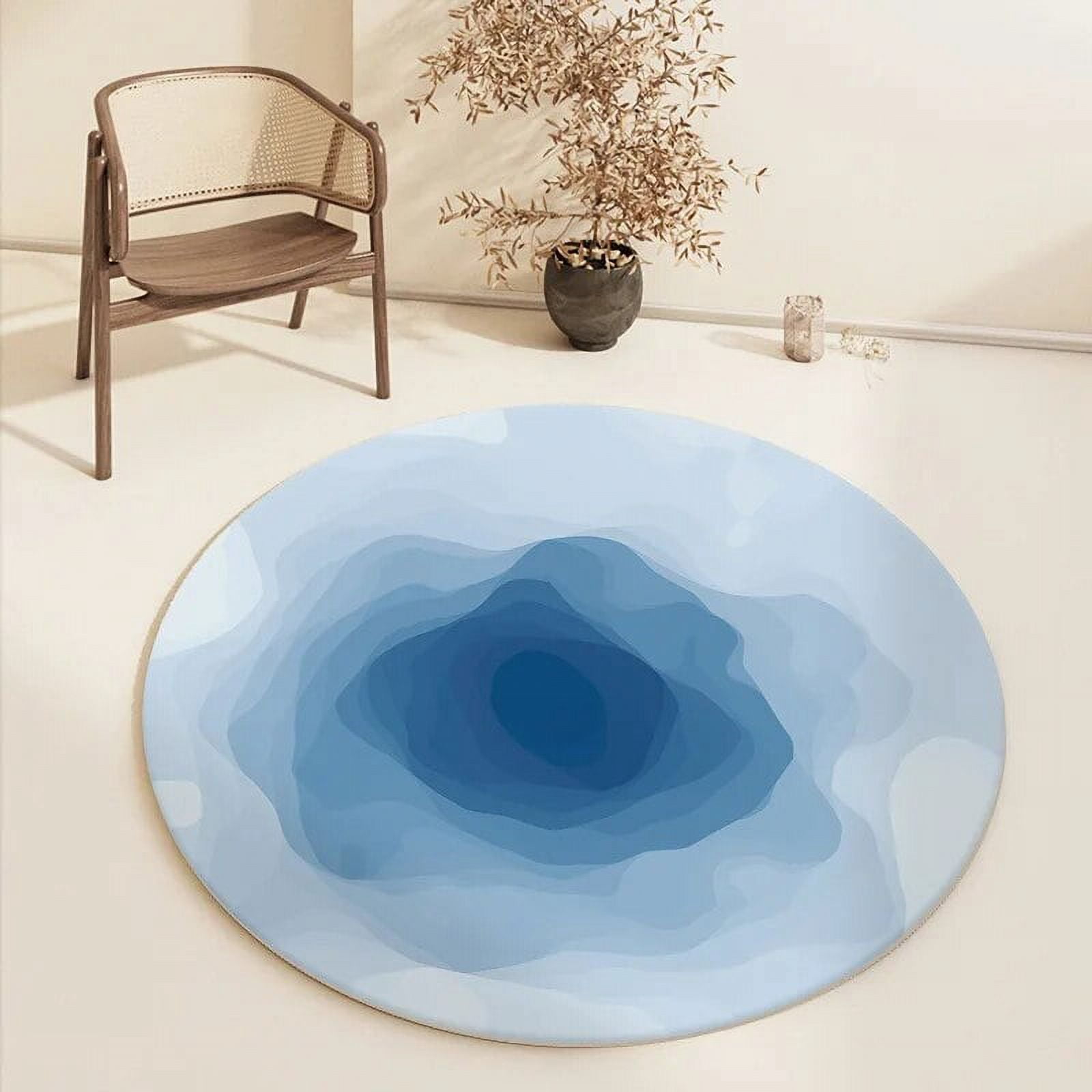 Light Luxury Round Carpet Living Room Kids Play Mat Room ration Home ...