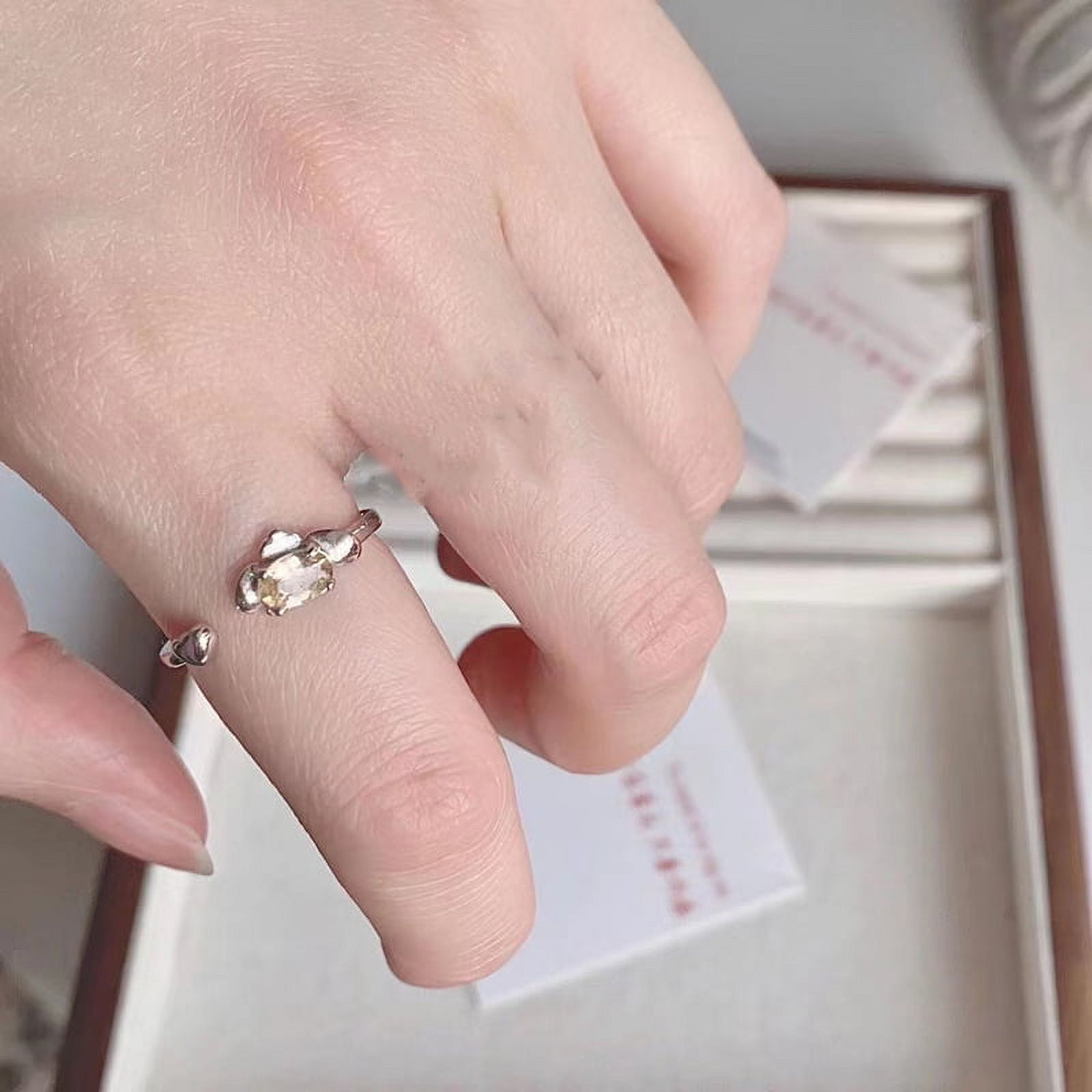 Light Luxury Style Sanrio Kuromi Ring Cute Cartoon Cinnamoroll Melody ...