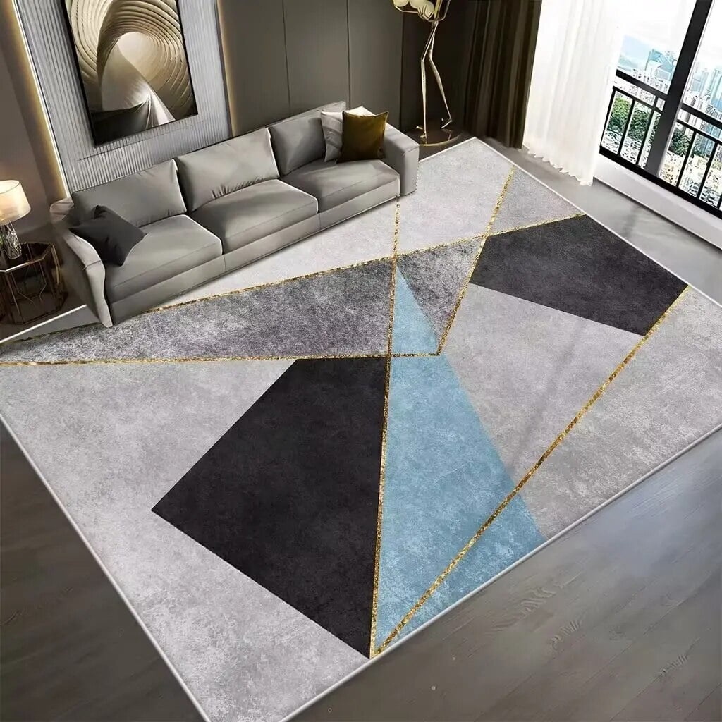 Light Luxury carpets for living room Simple Geometry Decor Carpet ...