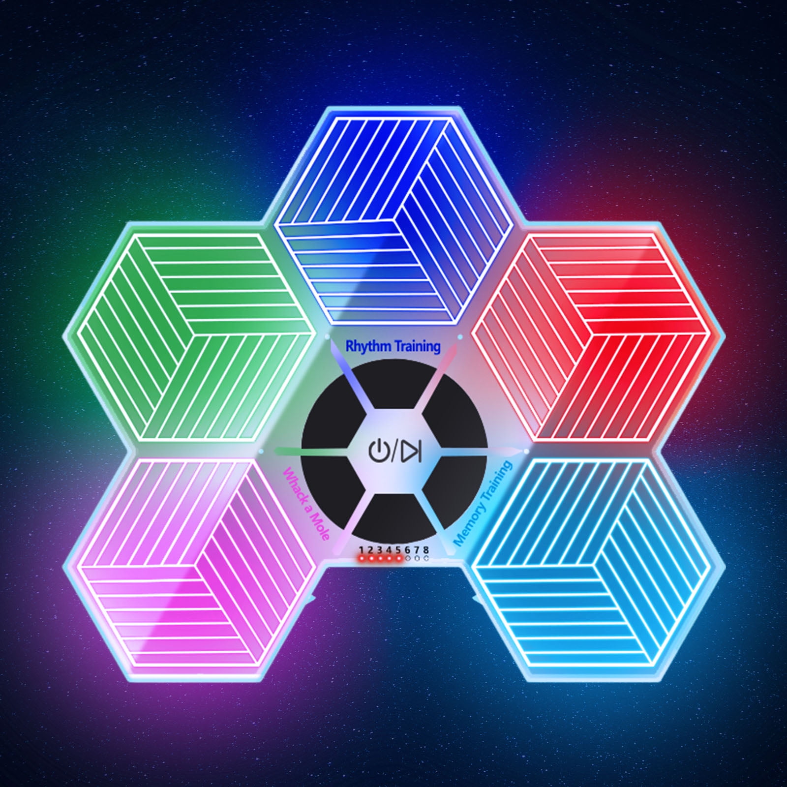 Light Up Memory Game Handheld Electronic Toys with Cool Lights and ...