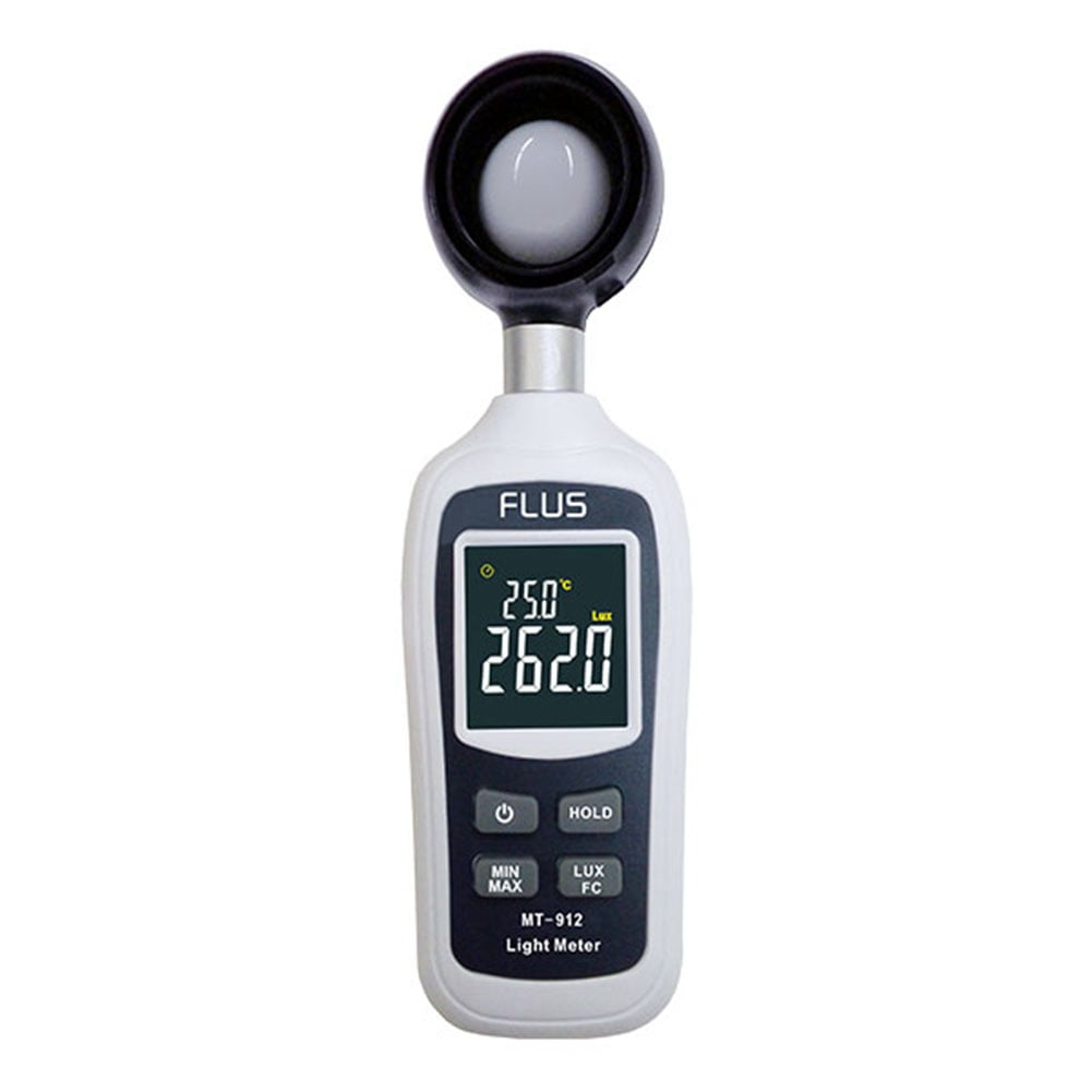 Light Meter Illuminance Meter with Backlight 4 Digits LCD Display ...