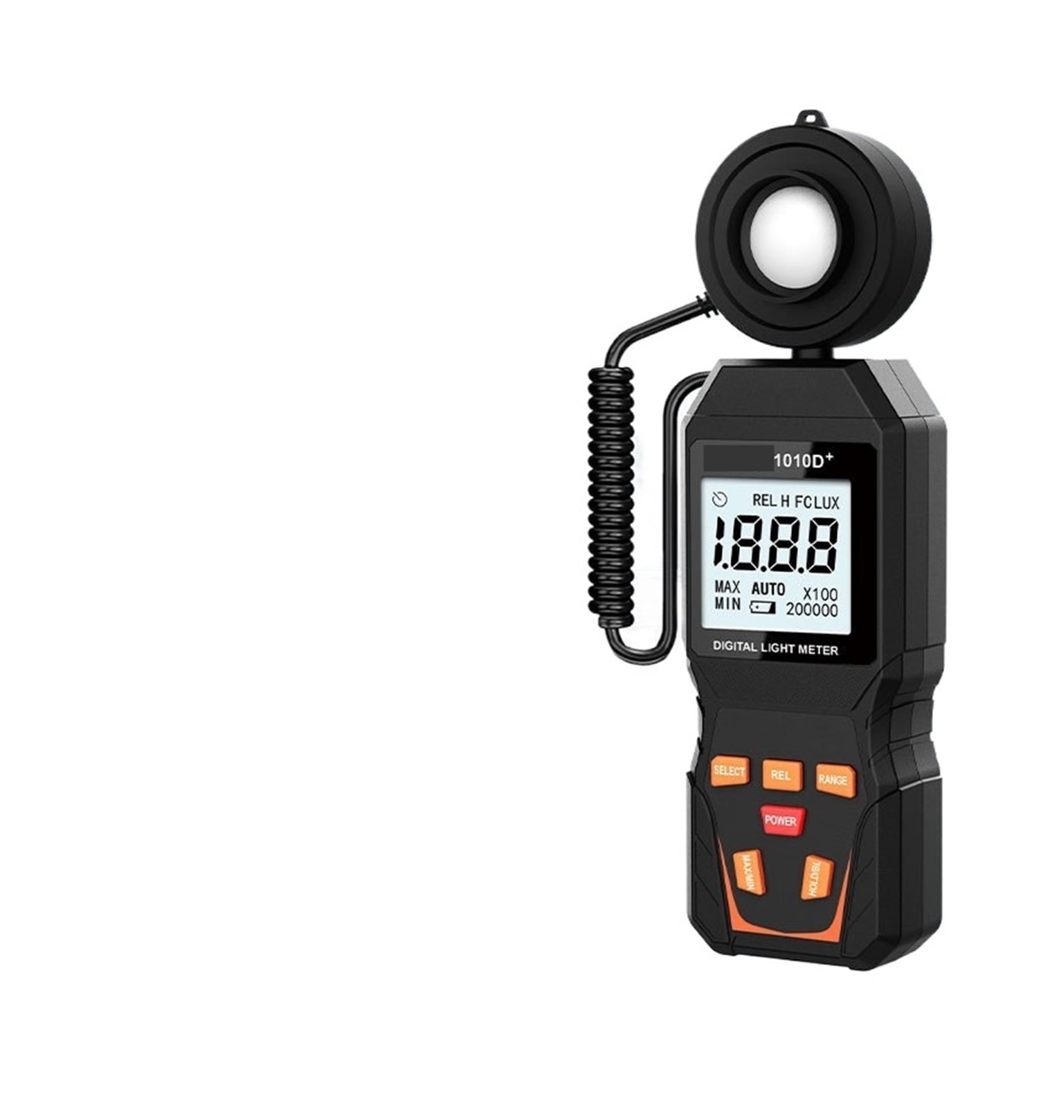 Light Meter Lux Meter Lumens Digital Illuminance Meter 0~199,999 Lux(19 ...