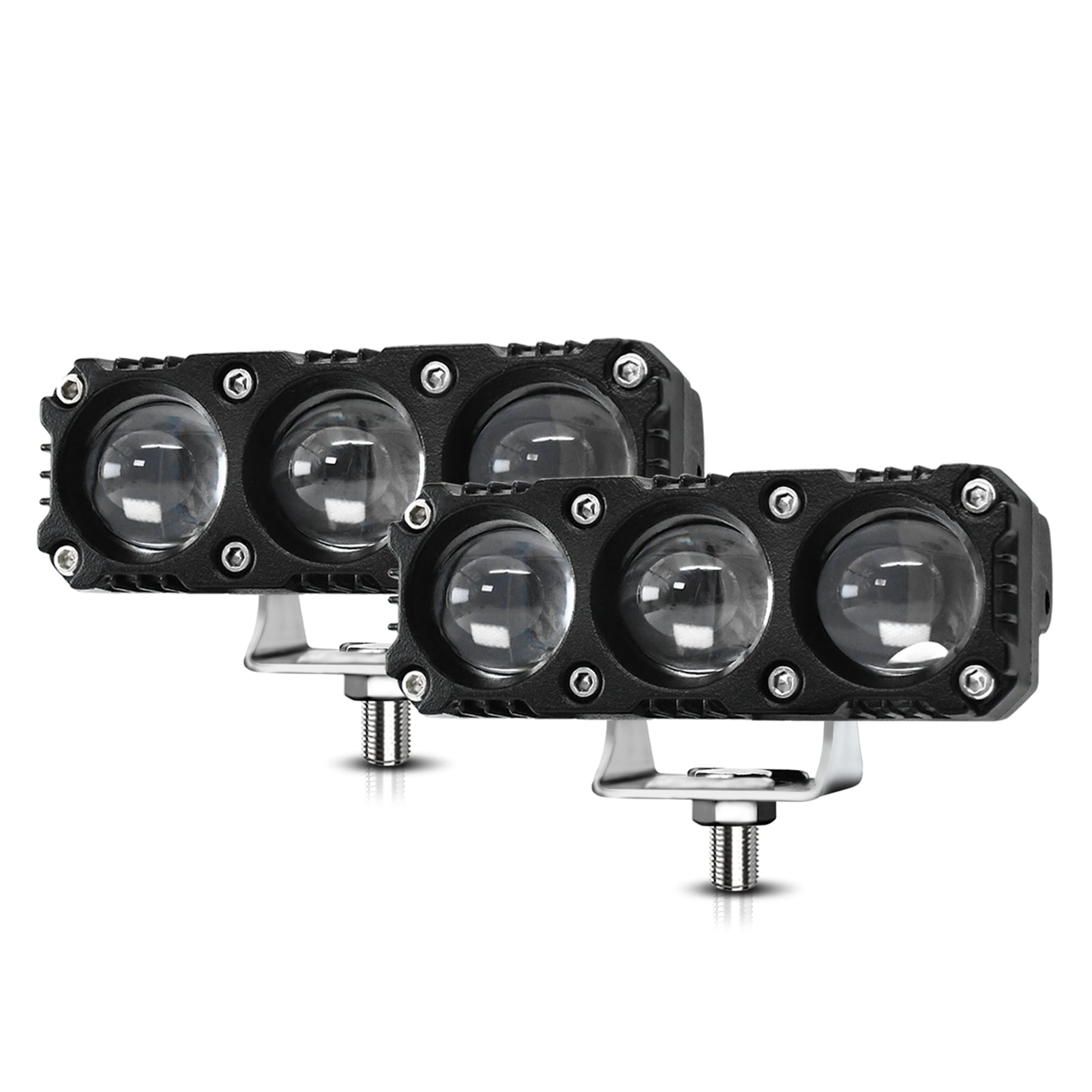 Light Motorcycle Spotlights Motorcycle LED Driving Lights With 5 ...