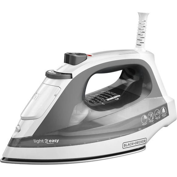 Light ‘N Easy Compact Steam Iron, IR1020S, Stainless Steel Soleplate ...