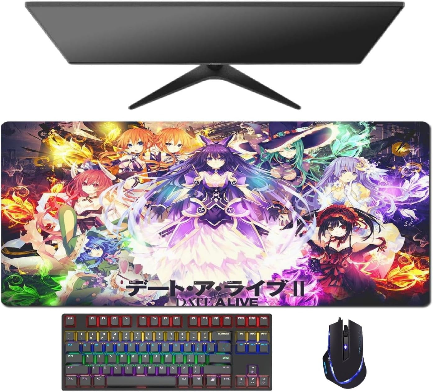 Light Novel Inspired Gaming Mouse Pad 27.6×11.8×0.16 in (700×300×4 mm ...