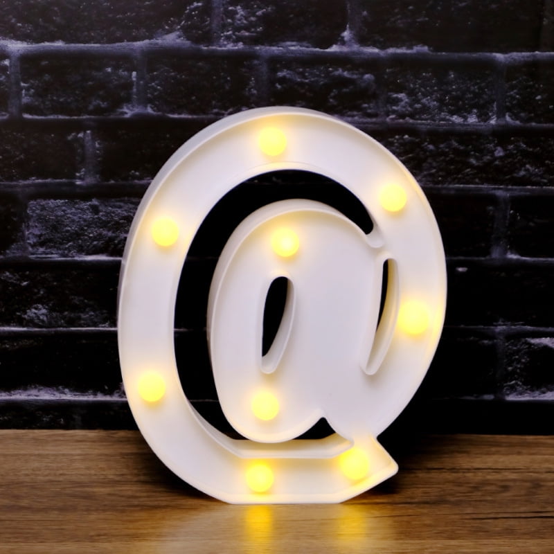 Light Up Numbers, LED Marquee Number Lights Sign 26 Alphabet and 10 ...