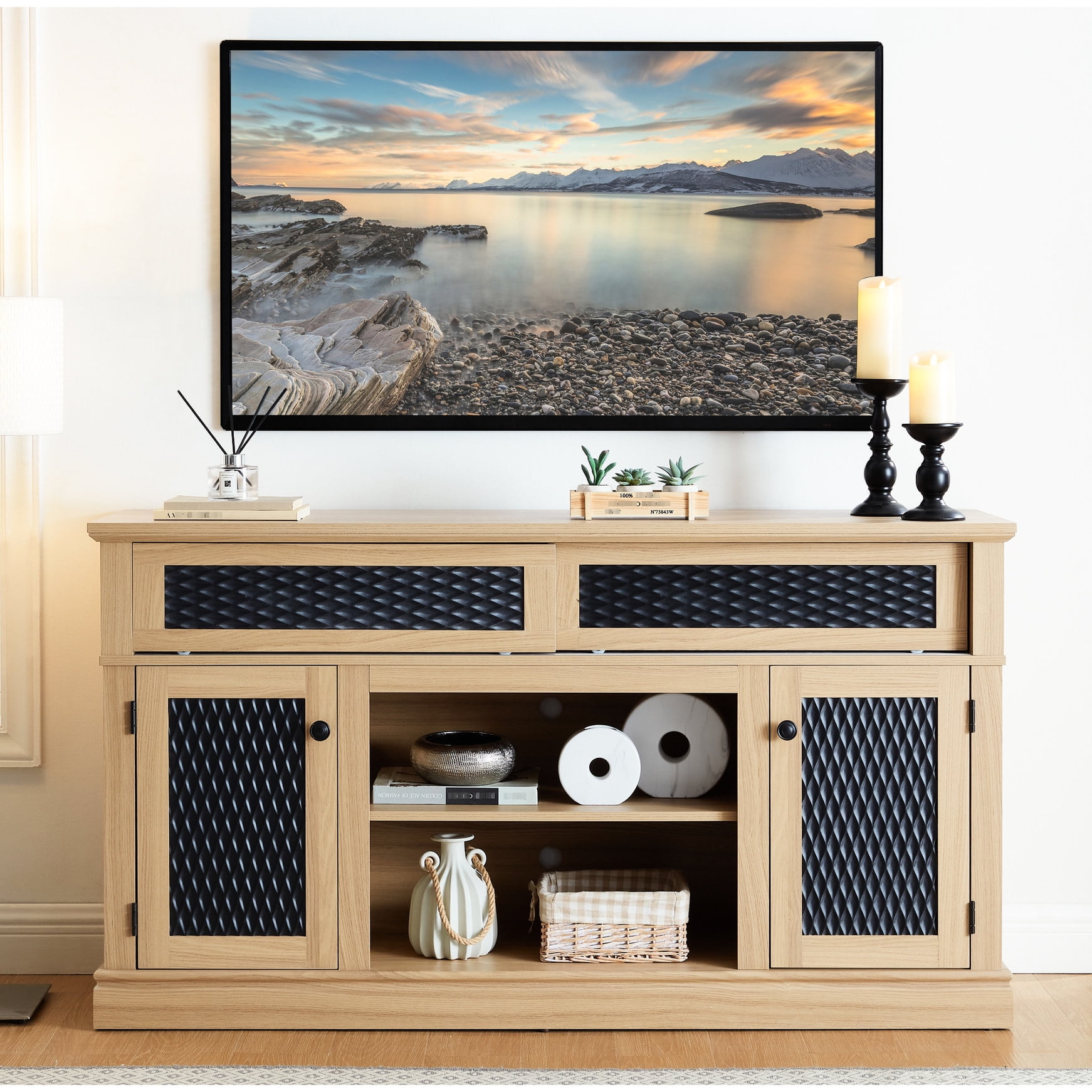 Light Oak Shade - Storage for DVDs - Living Room Media - Flexible ...