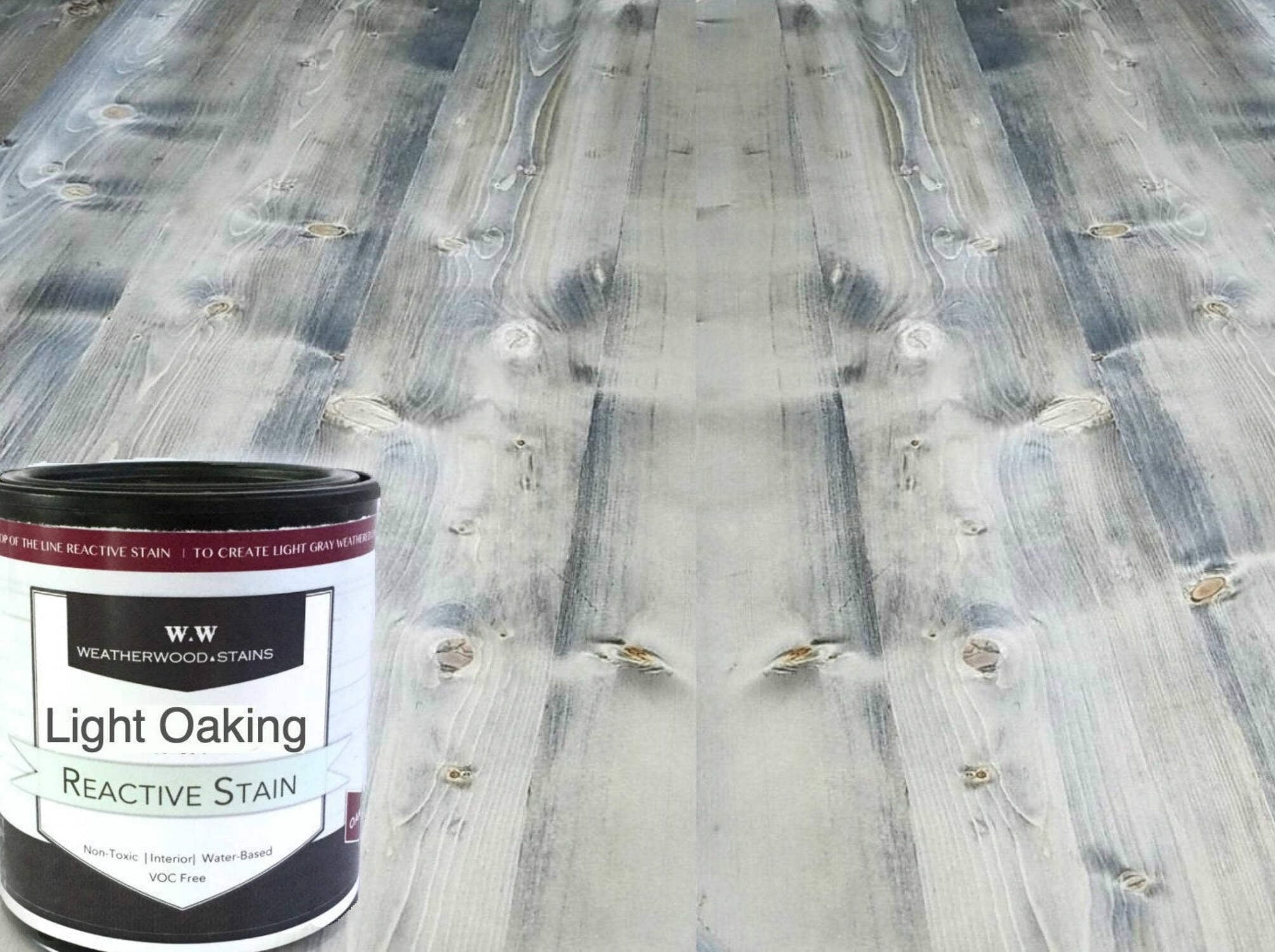 Light Oaking Interior Transparent Water-Based Reactive Wood Stain, No ...
