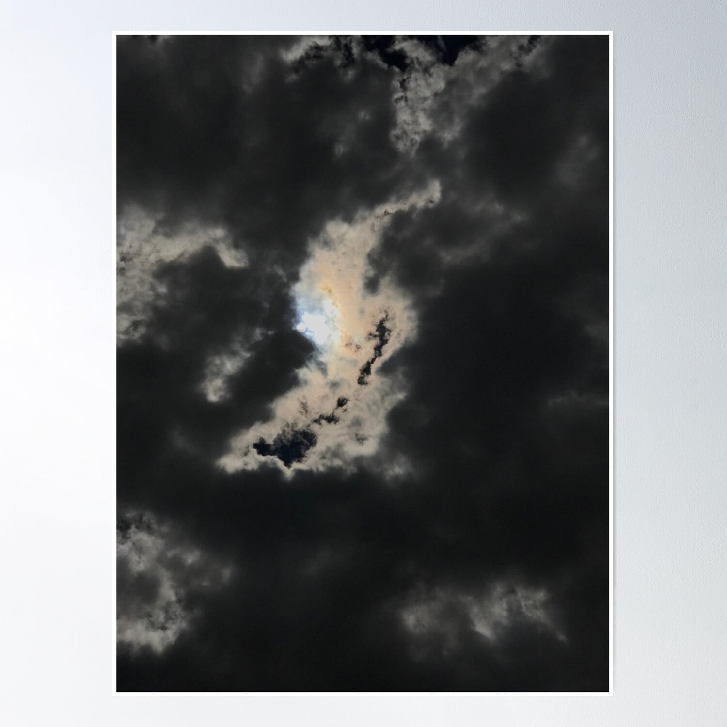 Light Of Hope, Horror Sky, Thick Grey Clouds-Cape With Bright Sun ...