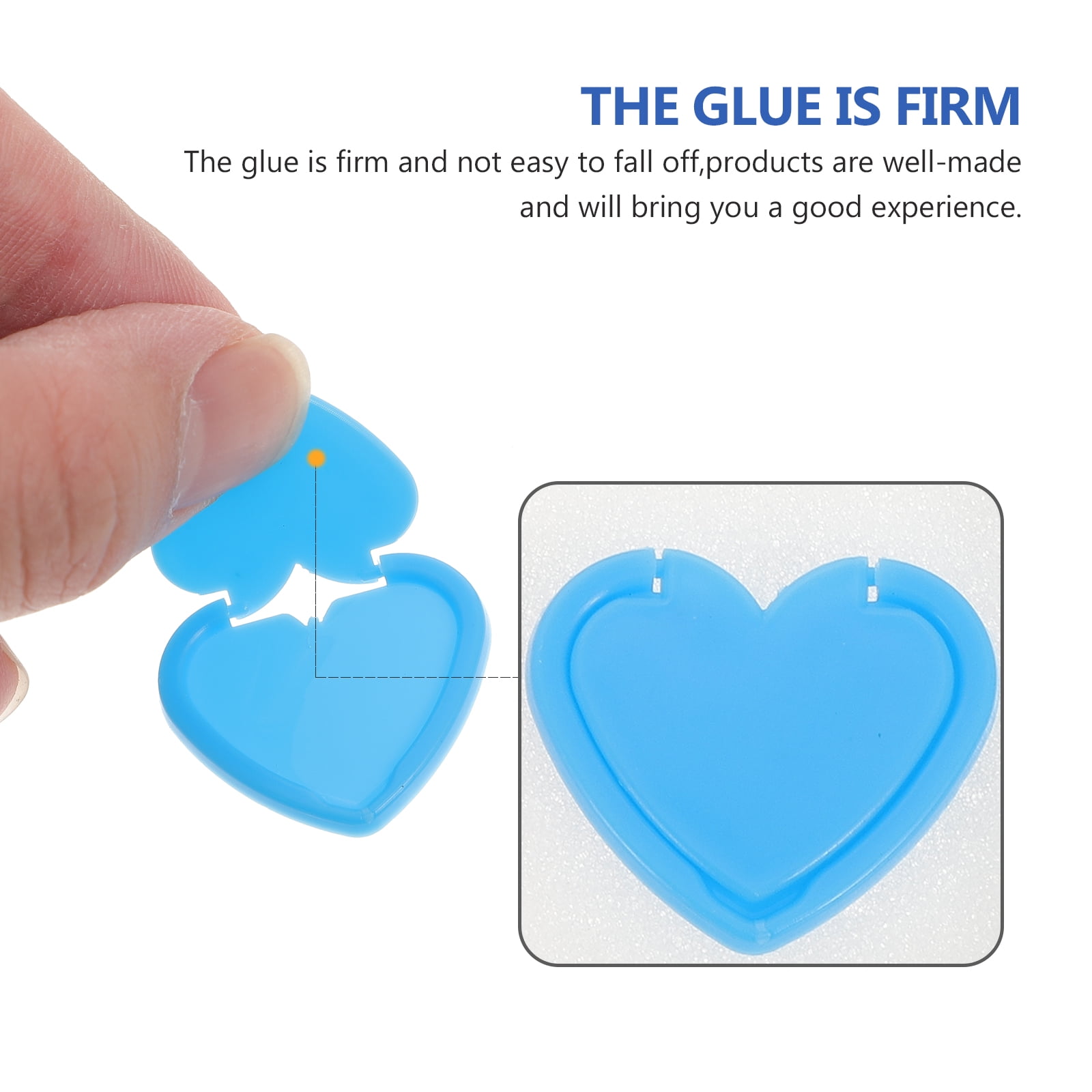 UNOMOR Diamond Protector Blue Plastic 4Pcs 1.1X0.8in - Walmart.com