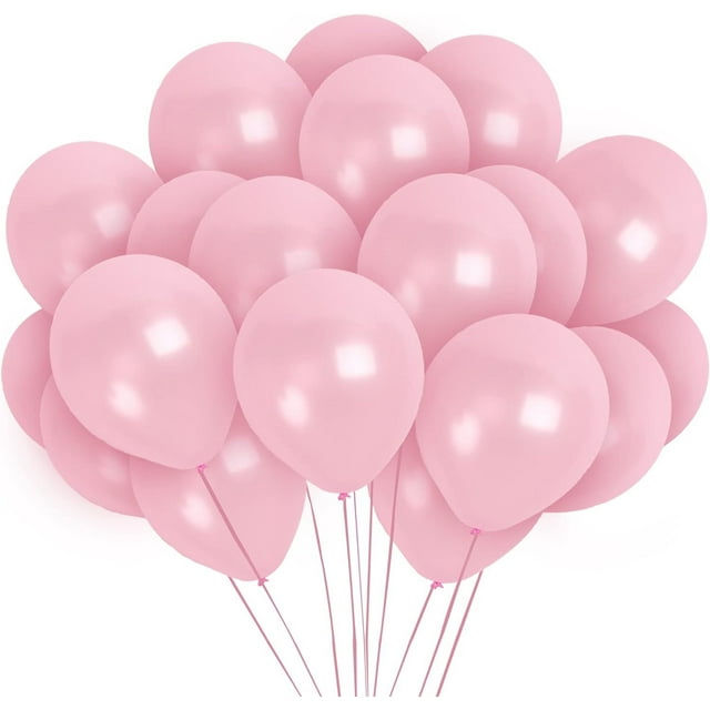 Light Pink Balloons - 12 Inch Latex Balloons - 36 Pack - Walmart.com