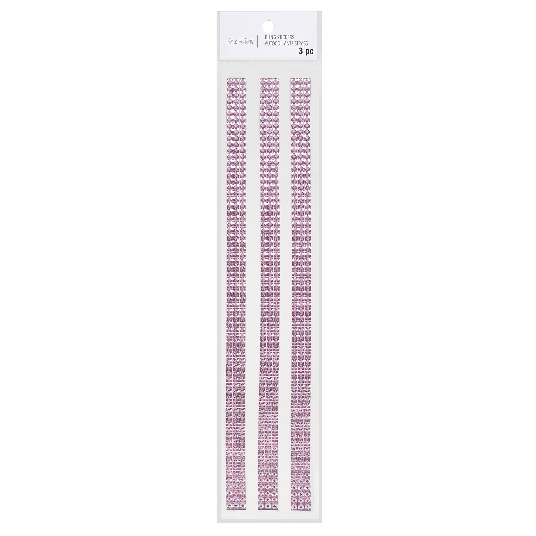 Light Pink Border Bling Stickers By Recollections™ - Walmart.com