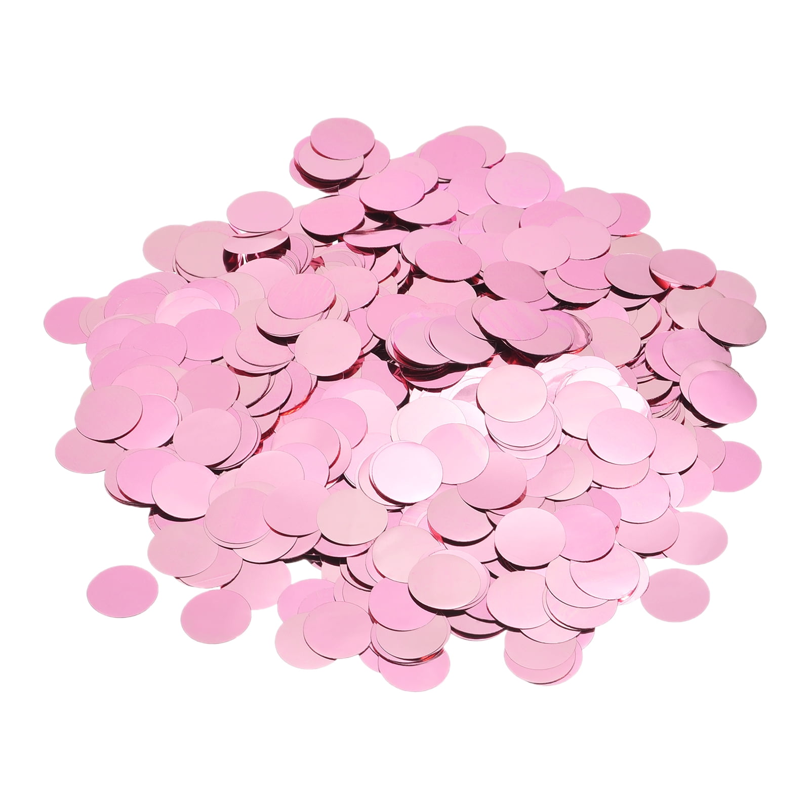 Light Pink Confetti Metallic Foil Round Scatter Confetti for Balloon ...