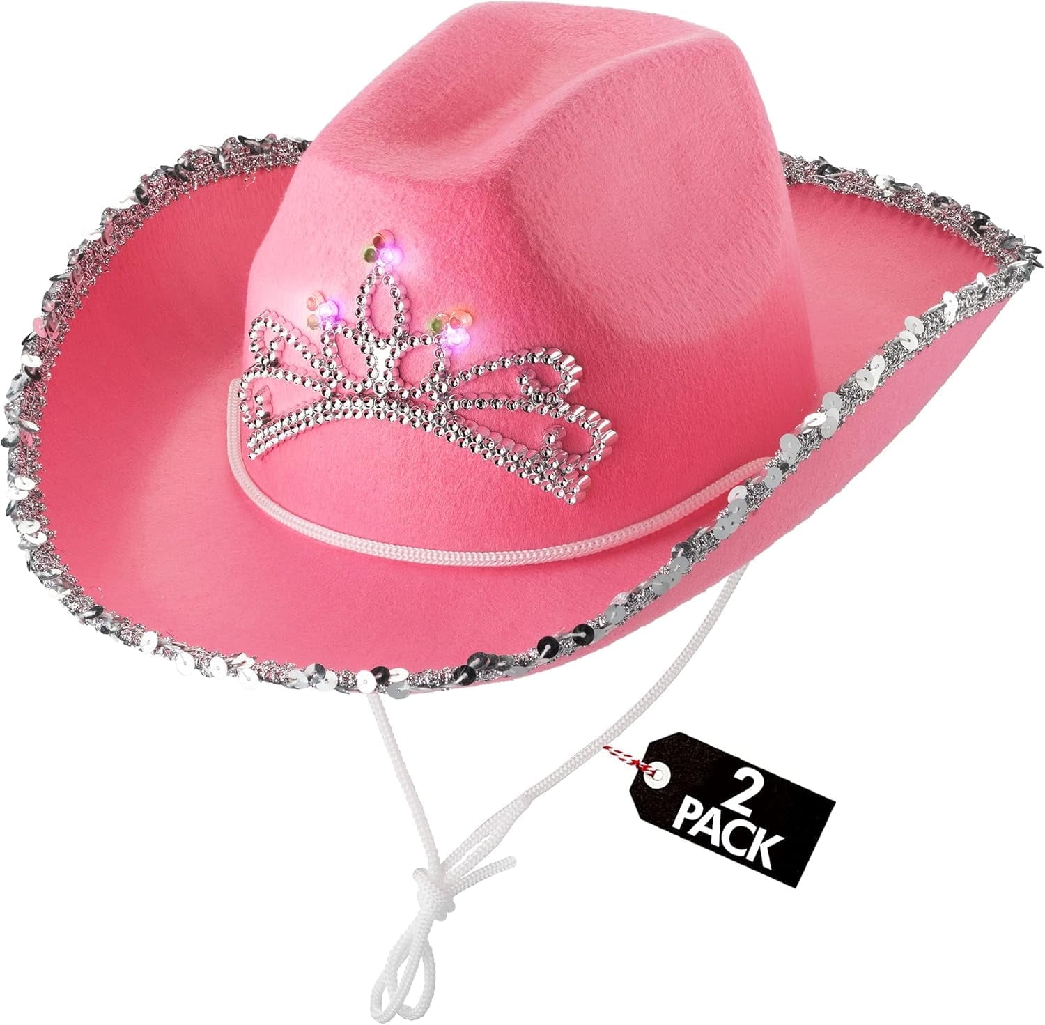 Pink Light Up Cowgirl Hat