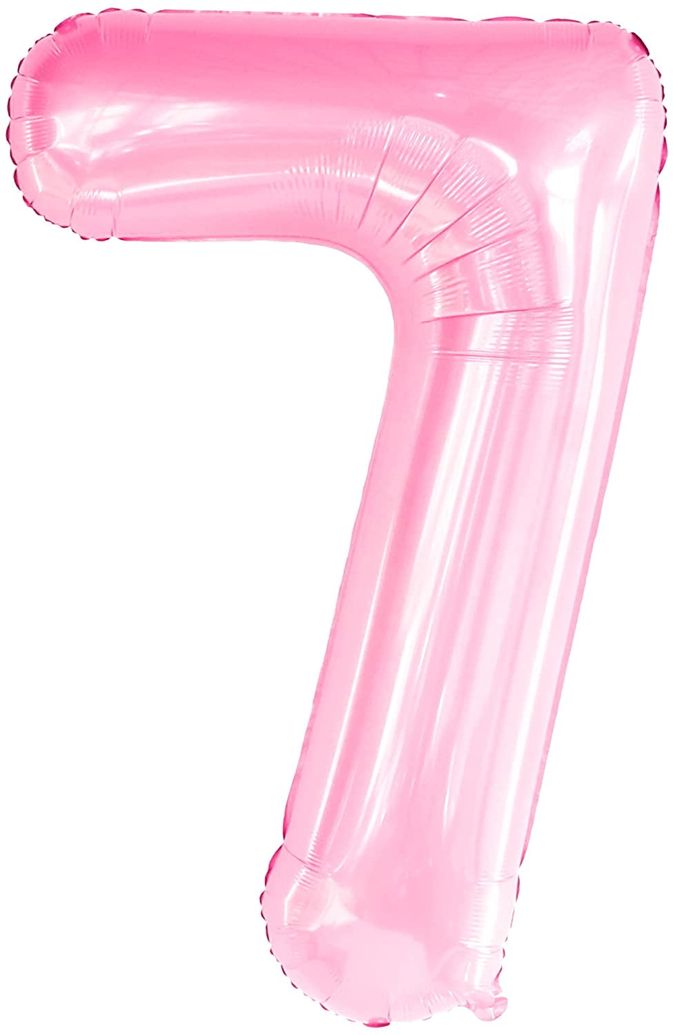 , Light Pink Giant Number 7 Balloon - 40 Inch, Pink 7 Balloon For 7Th ...