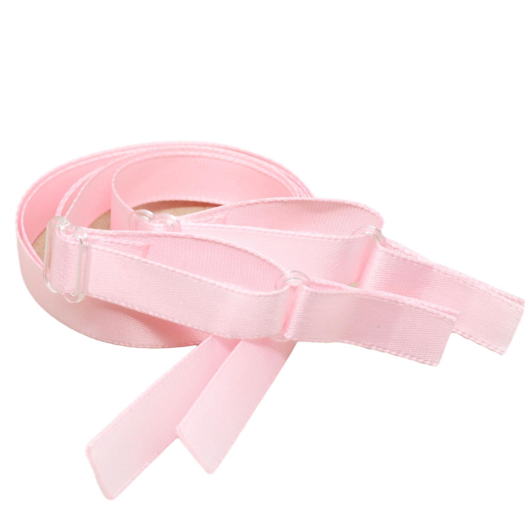 Light Pink Satin Ribbon Bra Straps - 3/8" or 10mm wide - Bra Making ...