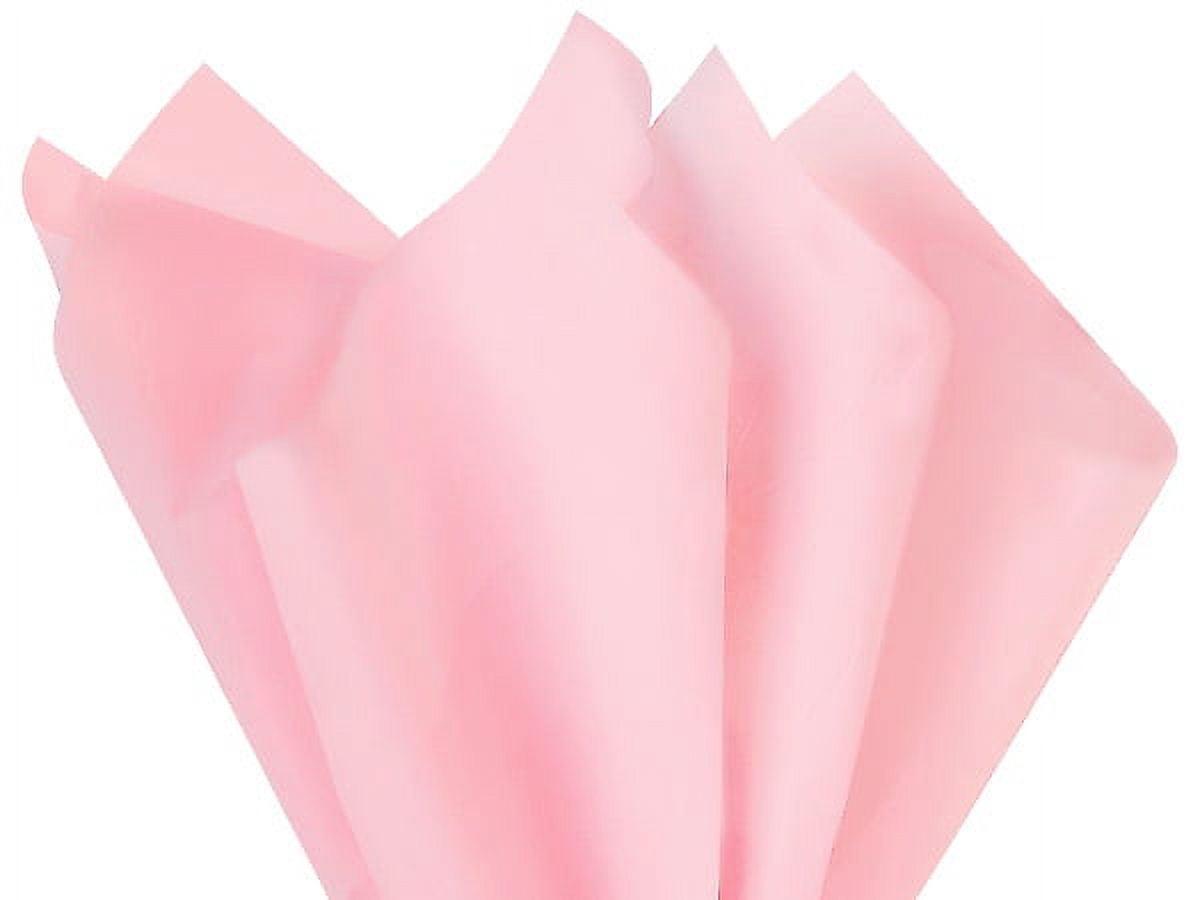 Feronia Packaging Light Pink Tissue Paper, 10 Sheets, 15x20 Inches ...