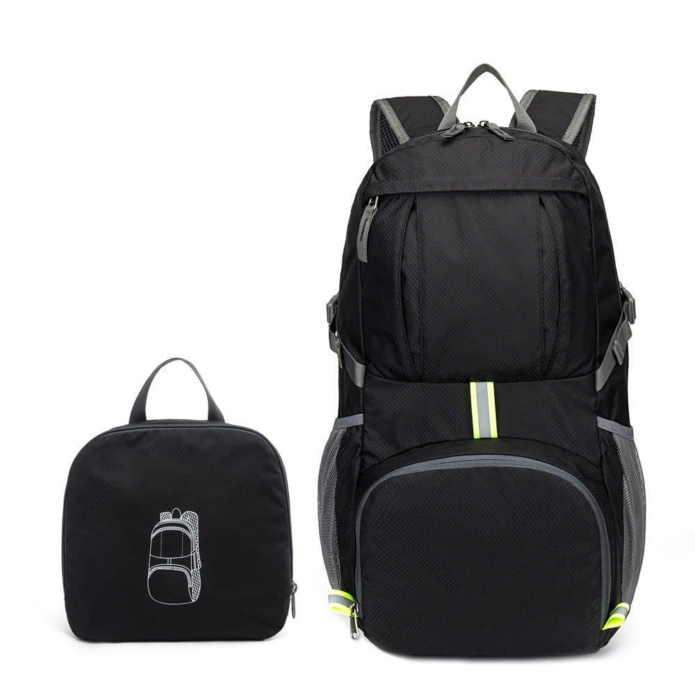 Light Portable Folding Backpack Travel Backpack,Navy Blue - Walmart.com