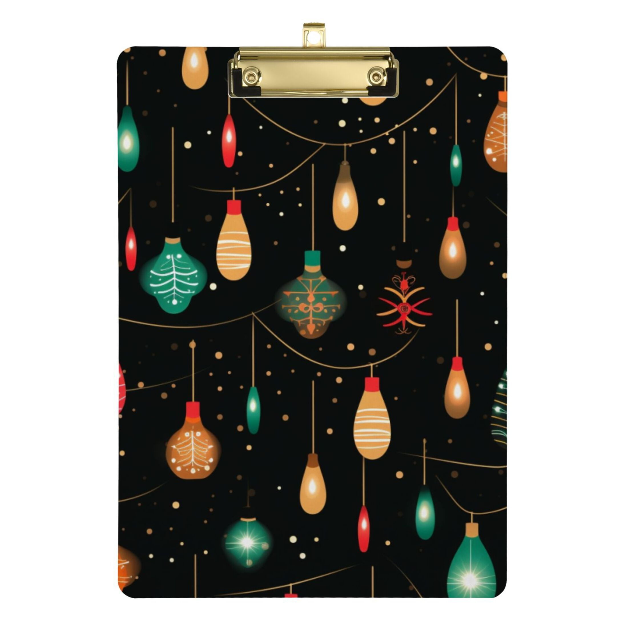 Light Post Christmas Lamp Acrylic Clipboards 12 x 9 Inch A4 Size with ...