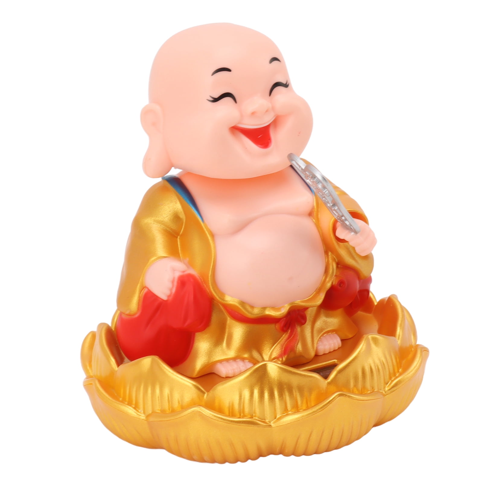 Light,Powered Solar Monk, Vivid Car Decor, Automatic Shaking Head For ...