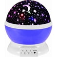 Light Projection Night Lamp, Purple - Walmart.com