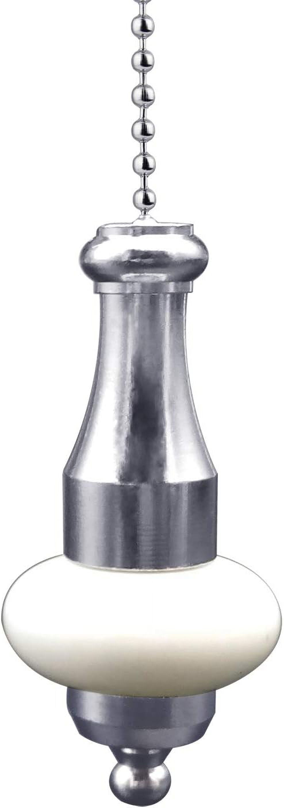 Light Pull Chain Extension with Ball Chain 100 cm Length Bathroom ...