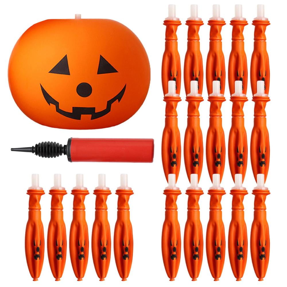 Light up Pumpkin Balloon | Glow Pumpkin Balloon Halloween LED Light up ...