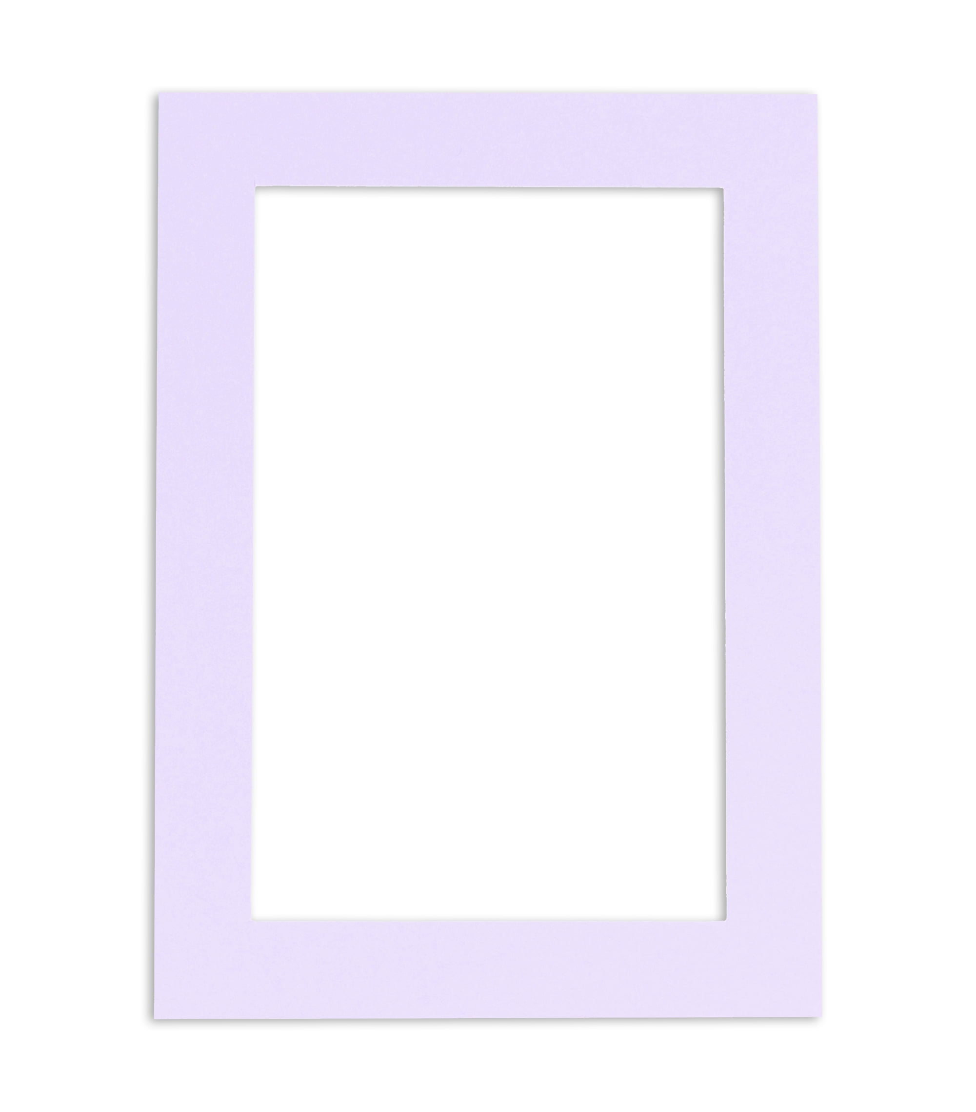 Light Purple Acid Free 8x10 Picture Frame Mats with White Core Bevel ...