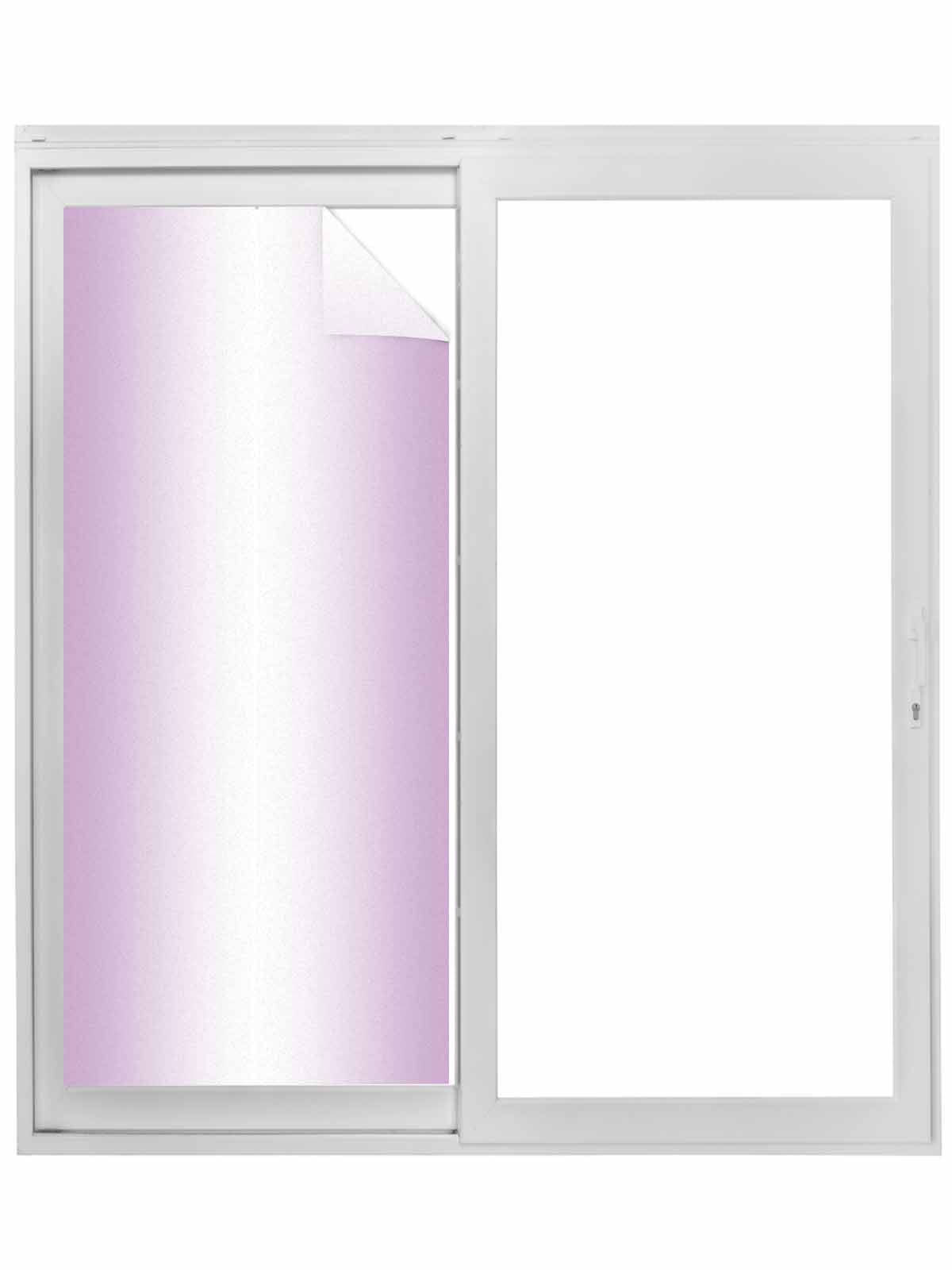 Light Purple Ombre Window Privacy Film, Modern Gradient Abstract Art ...