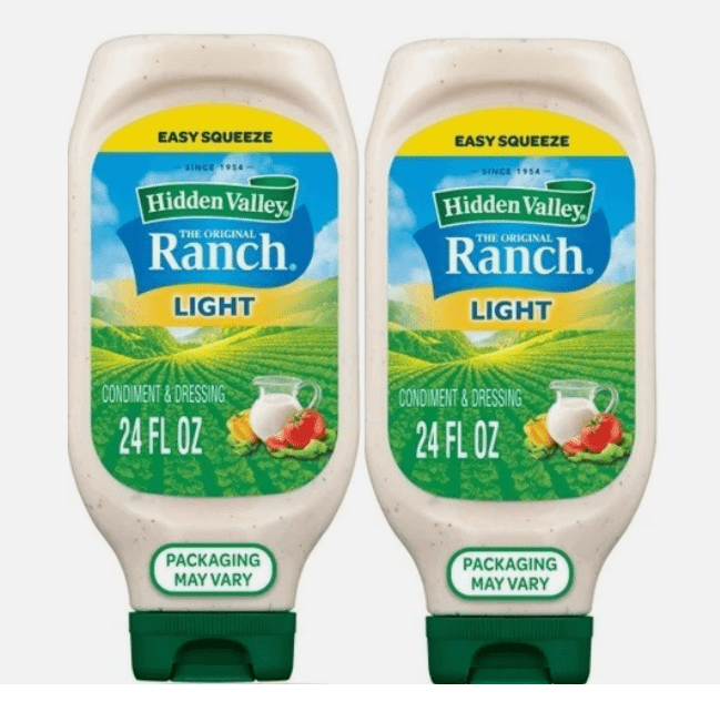 Light Ranch Condiment and Dressing, 2-Pack, 24 oz - Walmart.com
