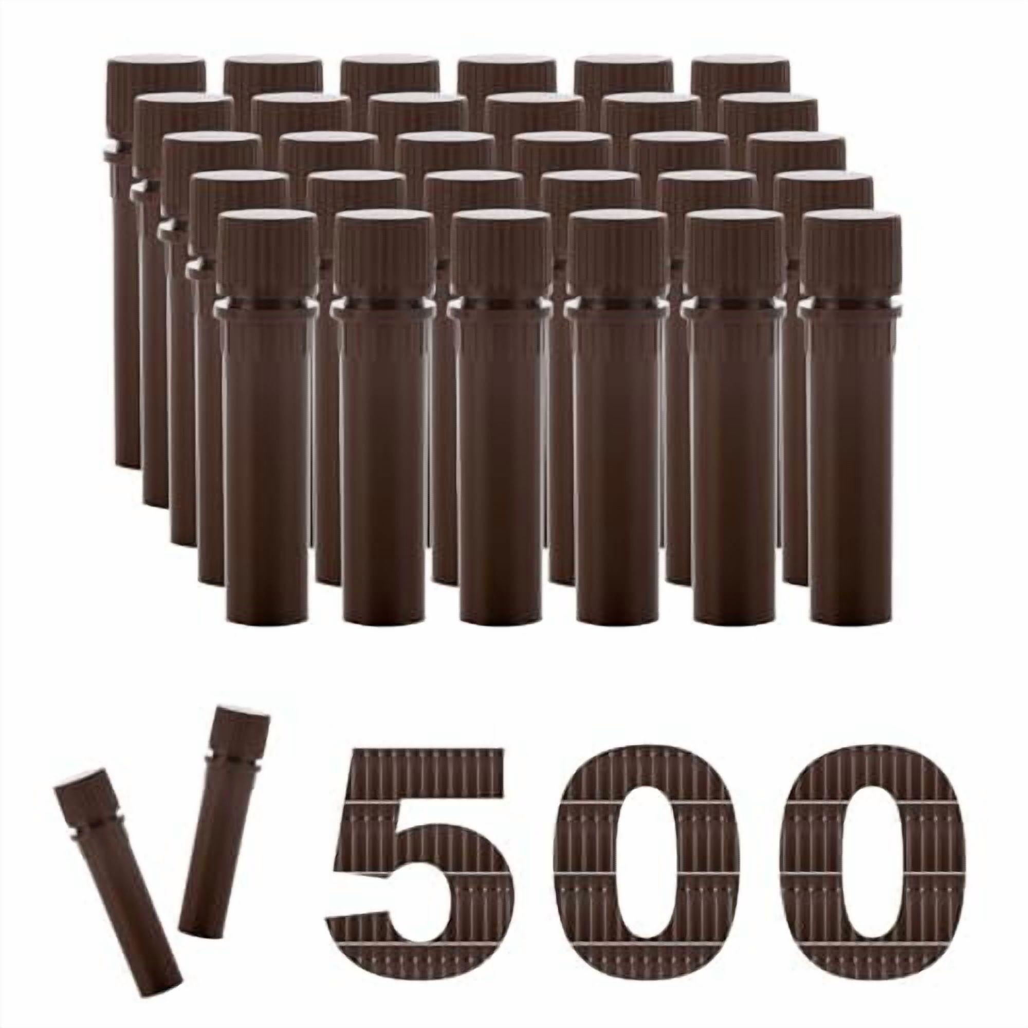 Light-Safe Cryovials 0.5ml with Screw Caps, Cryotubes for Low ...
