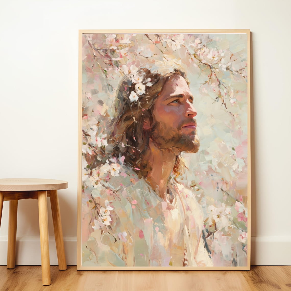 Light Of Salvation – Modern Jesus Portrait, Christian Wall Art ...