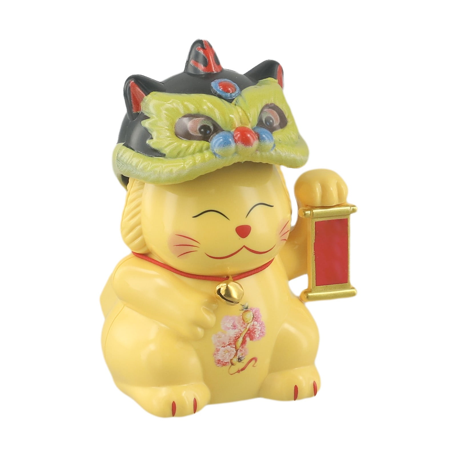 Light-Sensing Automatic Nodding Lion Dance Luckycat Solar Luckycat Car ...