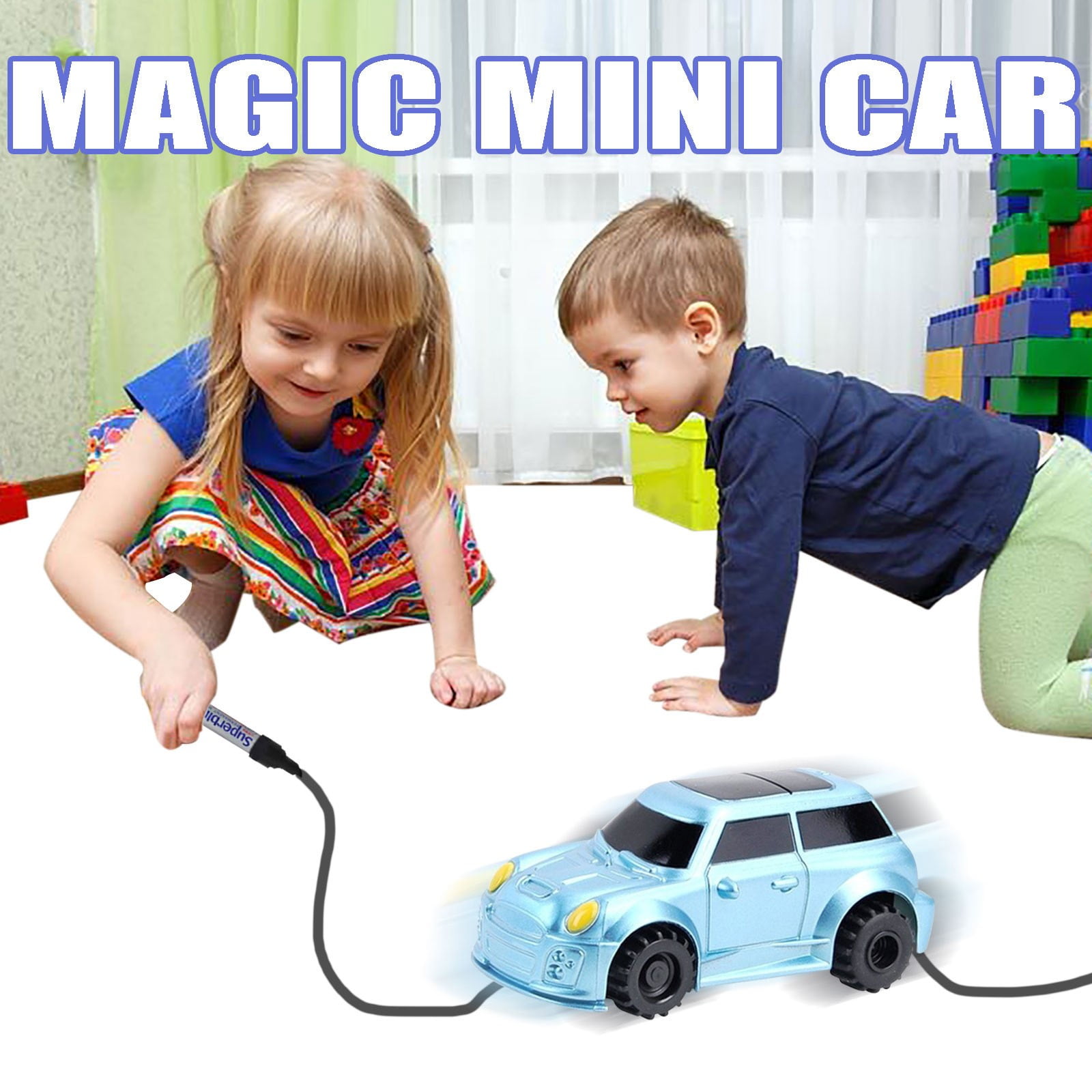 Light-Sensing Line-Following Drawing Car, Auto-Tracking Sketch Vehicle ...