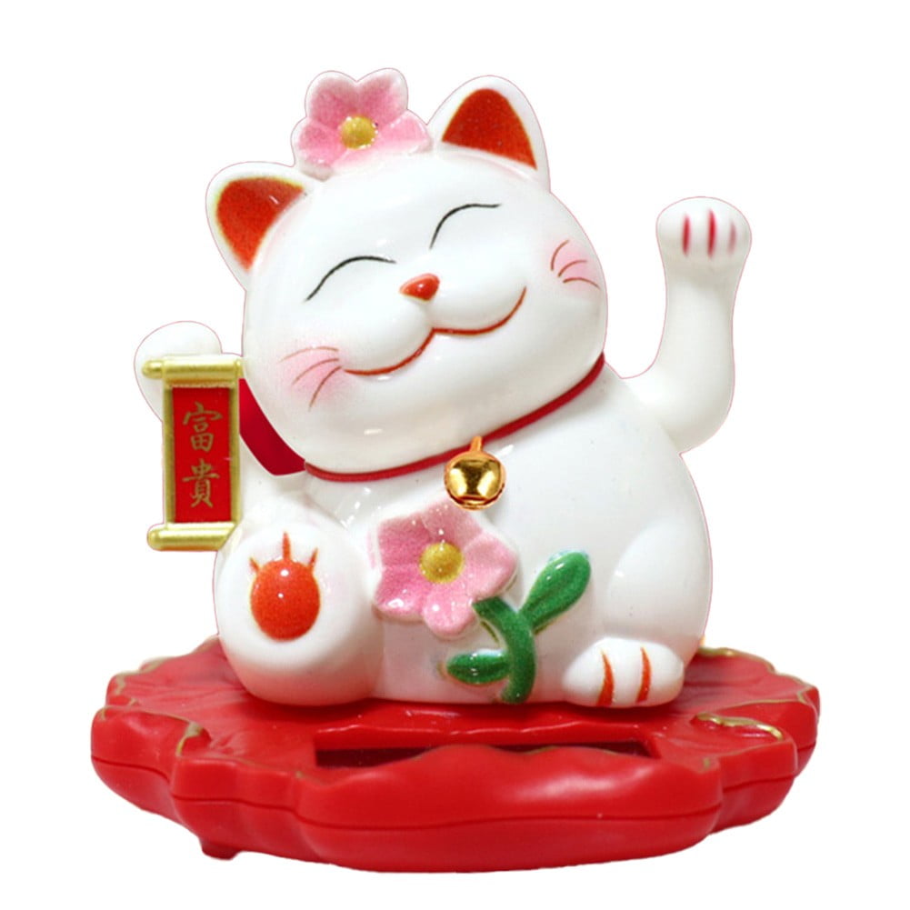 Light-Sensing Slar-Powered Lucky Cat Automatically Waving Its Hands ...