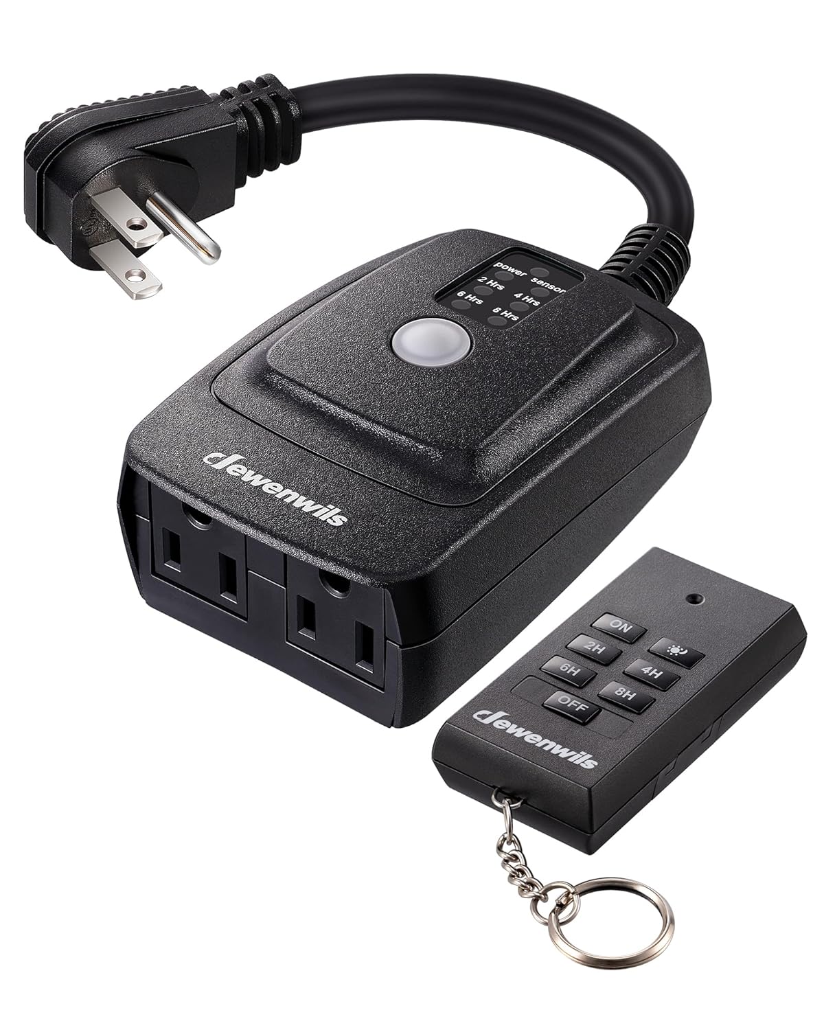 Light Sensor Timer Waterproof, Plug in Timer Switch, 100 ft Range ...