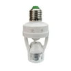 Motion Sensor Light Socket, E27 Motion Activated Light Bulb Holder Auto ...