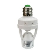 Motion Sensor Light Socket, E27 Motion Activated Light Bulb Holder Auto ...