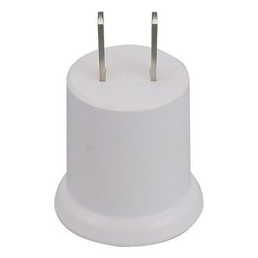 EROCK 3 Prong Light E26 E27 Bulb Outlet Socket Adapter Light Socket to ...